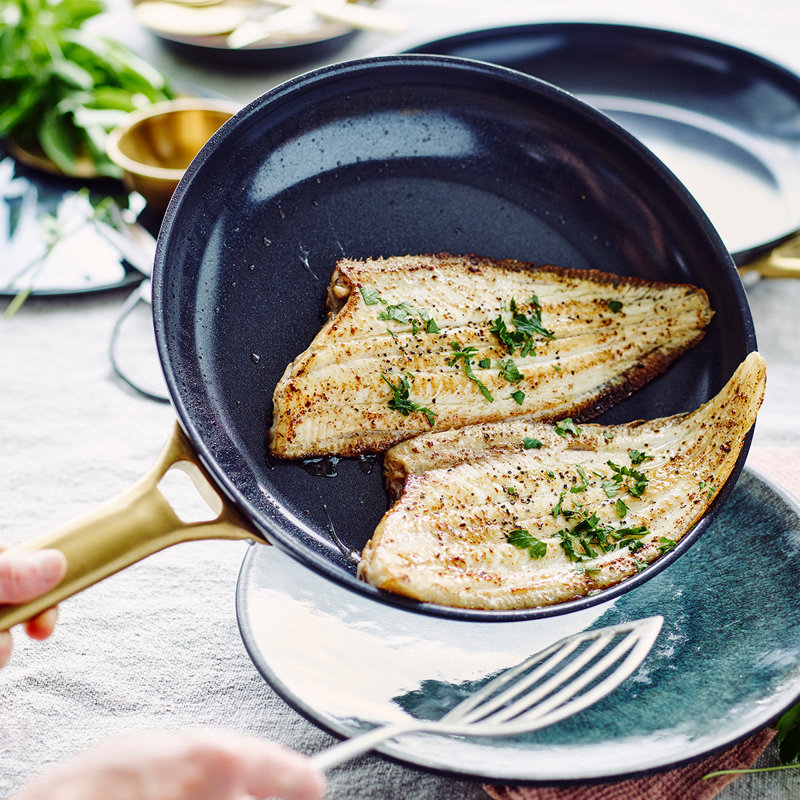 GreenPan Reserve Hard Anodized Healthy Ceramic Nonstick 10 Piece Cookware Set & Reviews | Wayfair